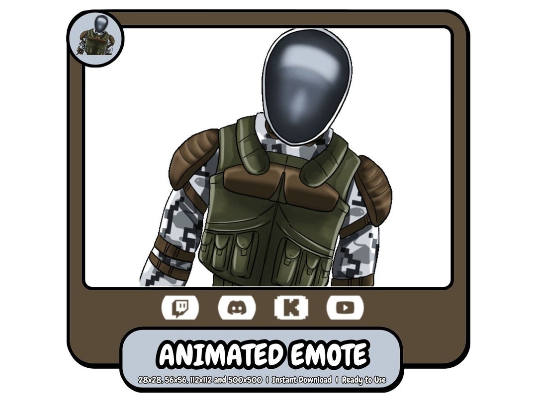 COD Emote L Faceless Emote L Animated Armour Emote L Call of Duty Emote ...