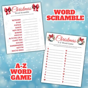 Printable Christmas Activity Bundle, Christmas Games for Kids ...