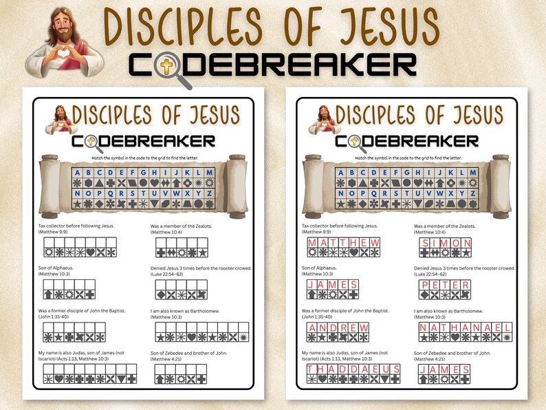 Codebreaker Kids Puzzle | Sunday School Game | Printable Kids ...