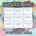 Bible Trivia Cards for All Ages - 90 Different Questions - Great to ...