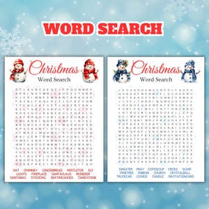 Printable Christmas Activity Bundle, Christmas Games for Kids ...