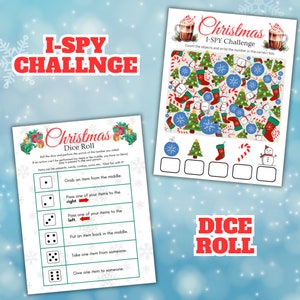 Printable Christmas Activity Bundle: Games, Coloring Pages (PDF ...