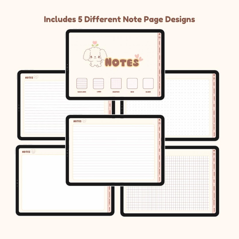 Cute Puppy 2026 Digital Planner, Goodnotes, iPad (digital Download) - Etsy