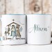Nativity Scene Mug, Christmas Coffee Cup, Birth of Jesus Tea Mug ...