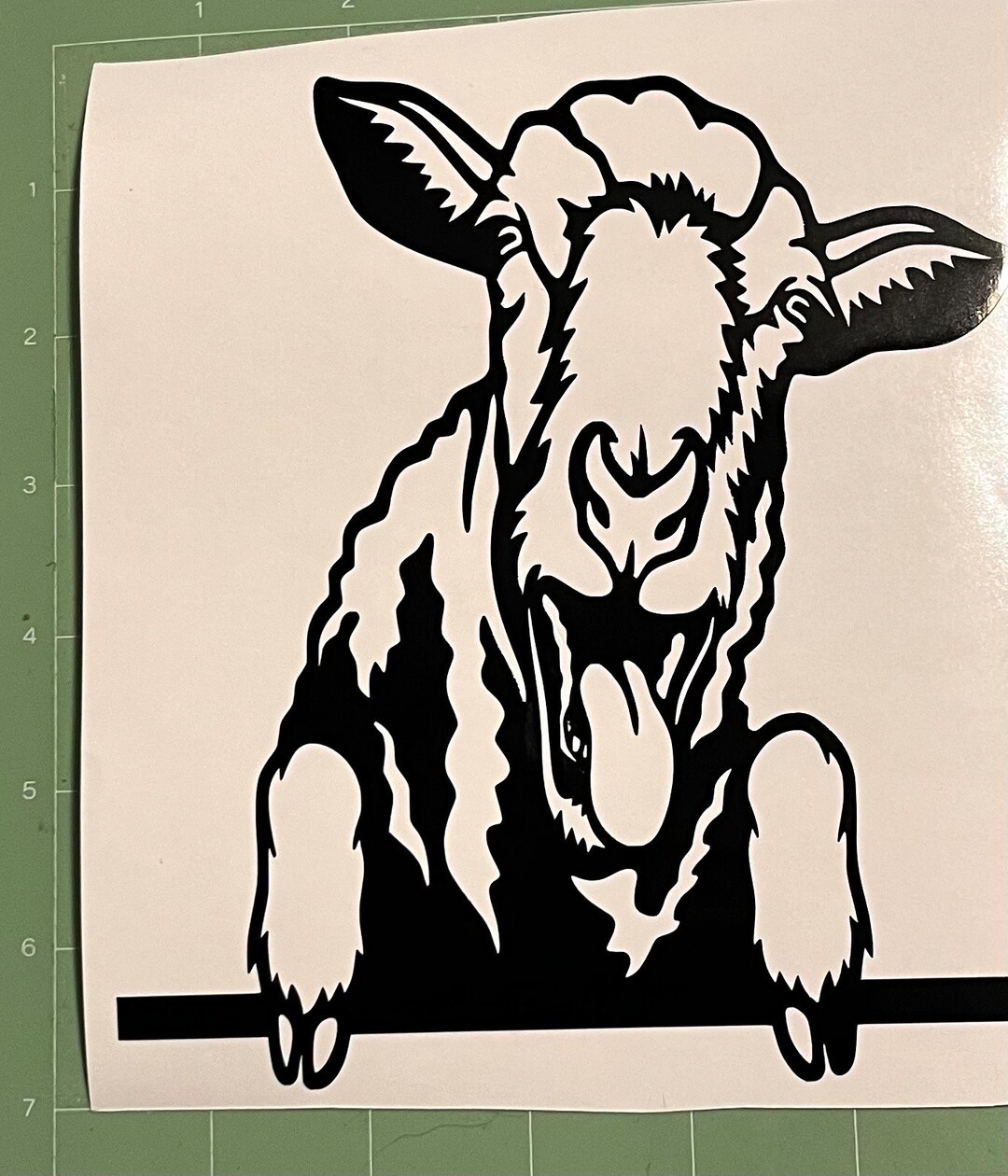 Peeking Sheep Decal, Car Decal, Window Decal, Funny Car Decal, Bumper ...