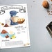 Ice Cream Recipe, Illustrated - Etsy