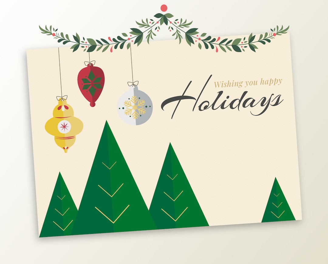 Printable Christmas Postcards, Merry Christmas Cards, Holidays Card ...