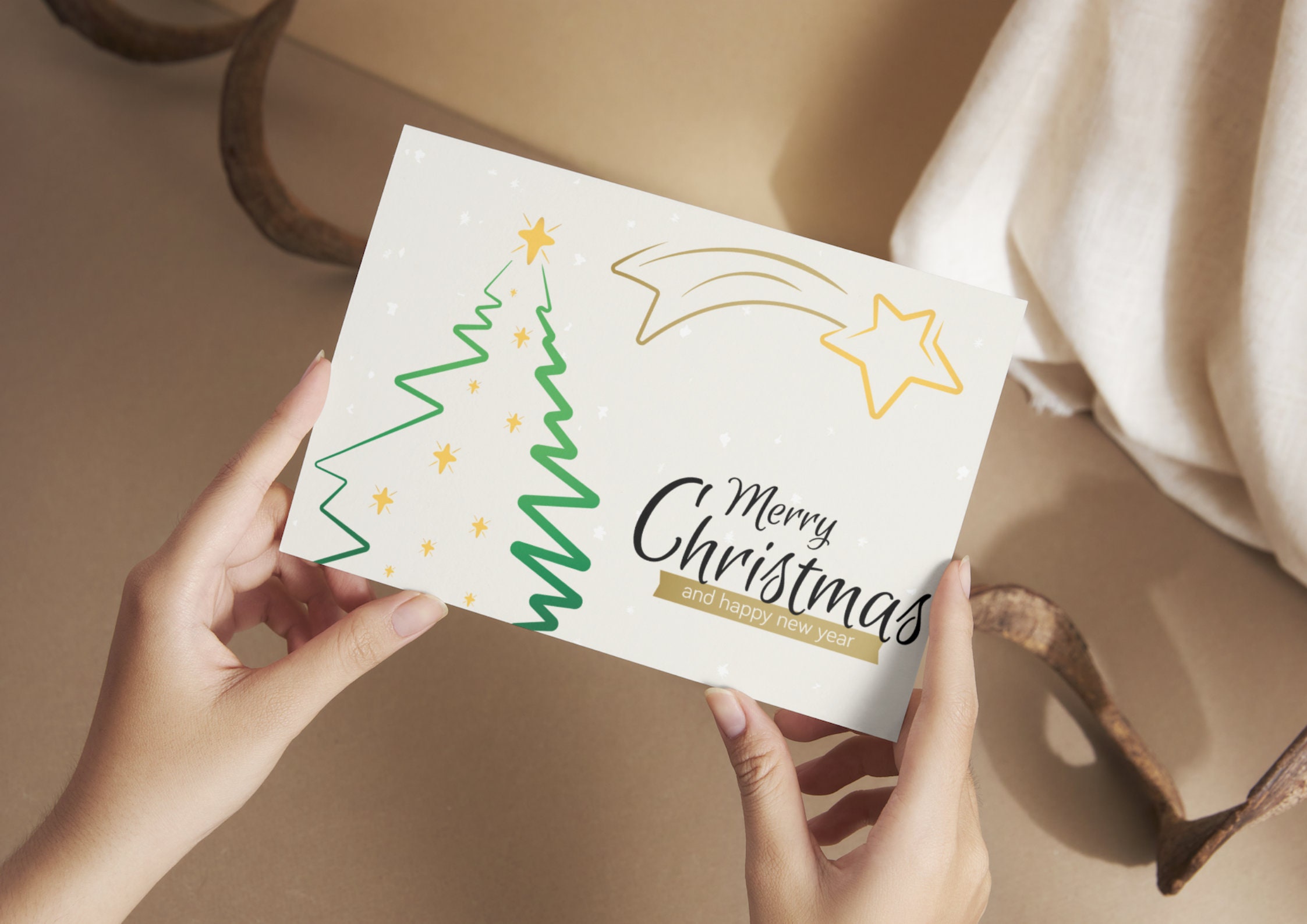 Printable Christmas Postcards (different Sizes) for Digital Download ...
