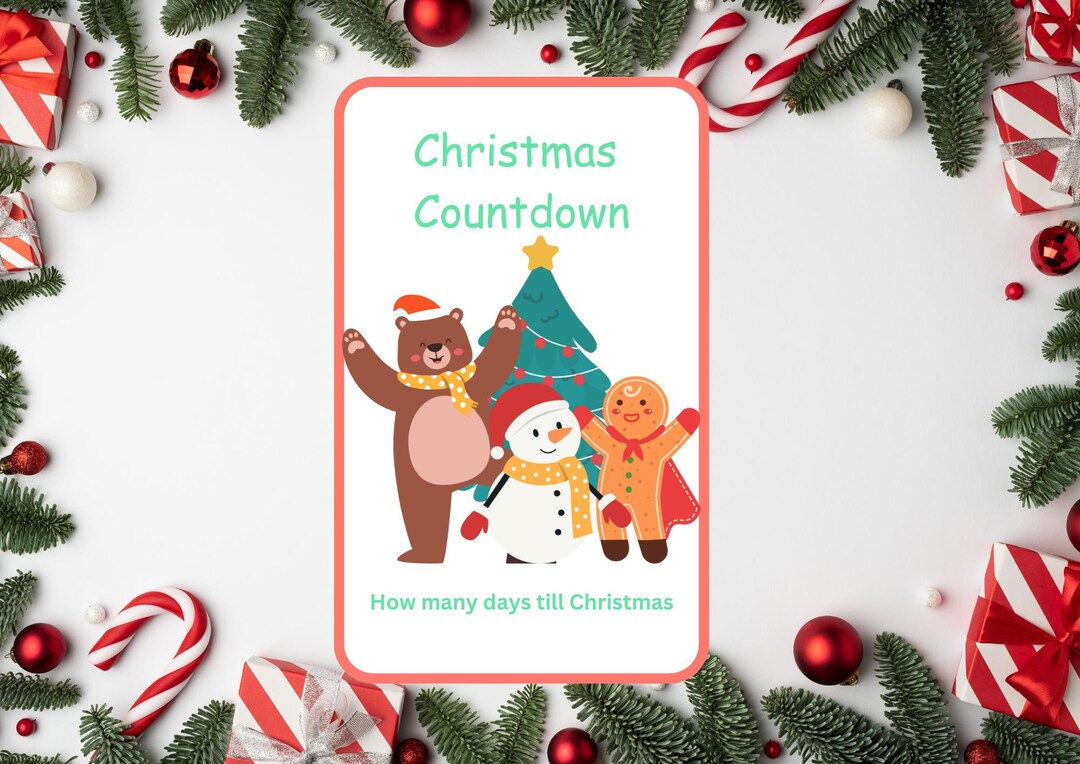 Christmas Countdown Digital Download - Etsy
