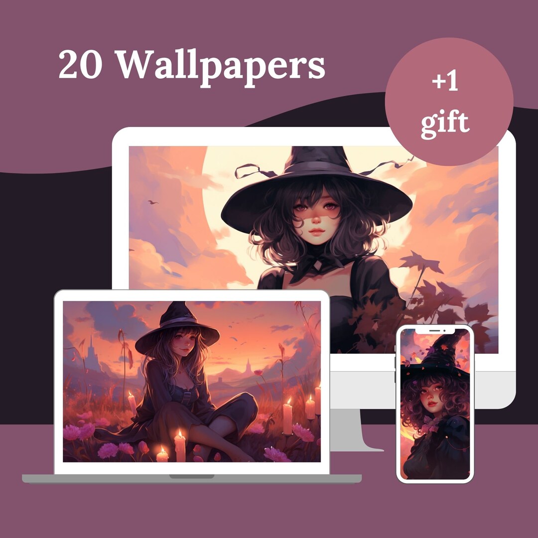 Enchanting Witches Wallpaper, Mystical Witchcraft Art, Magical Fantasy ...