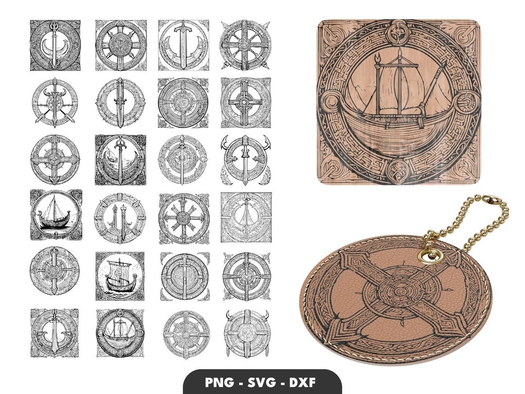 Celtic & Viking SVG Bundle Valhalla, Clipart, Celtic Knot, Tree of Life ...