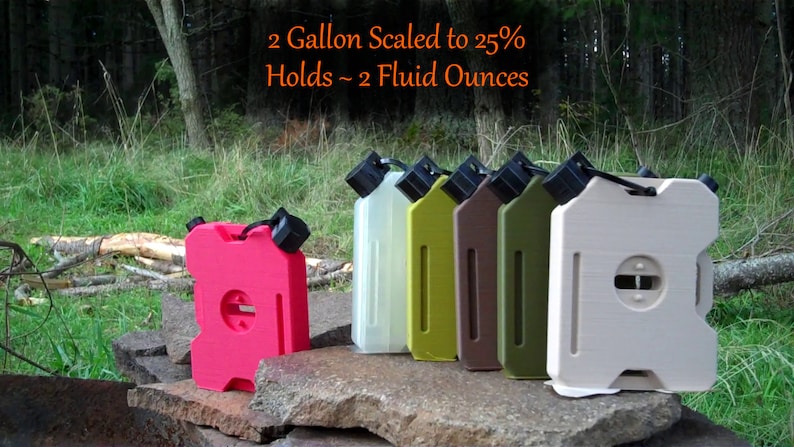 Proto~shotz | Life Size-scale Model Offroad Gas Cans | Water-tight 3D ...