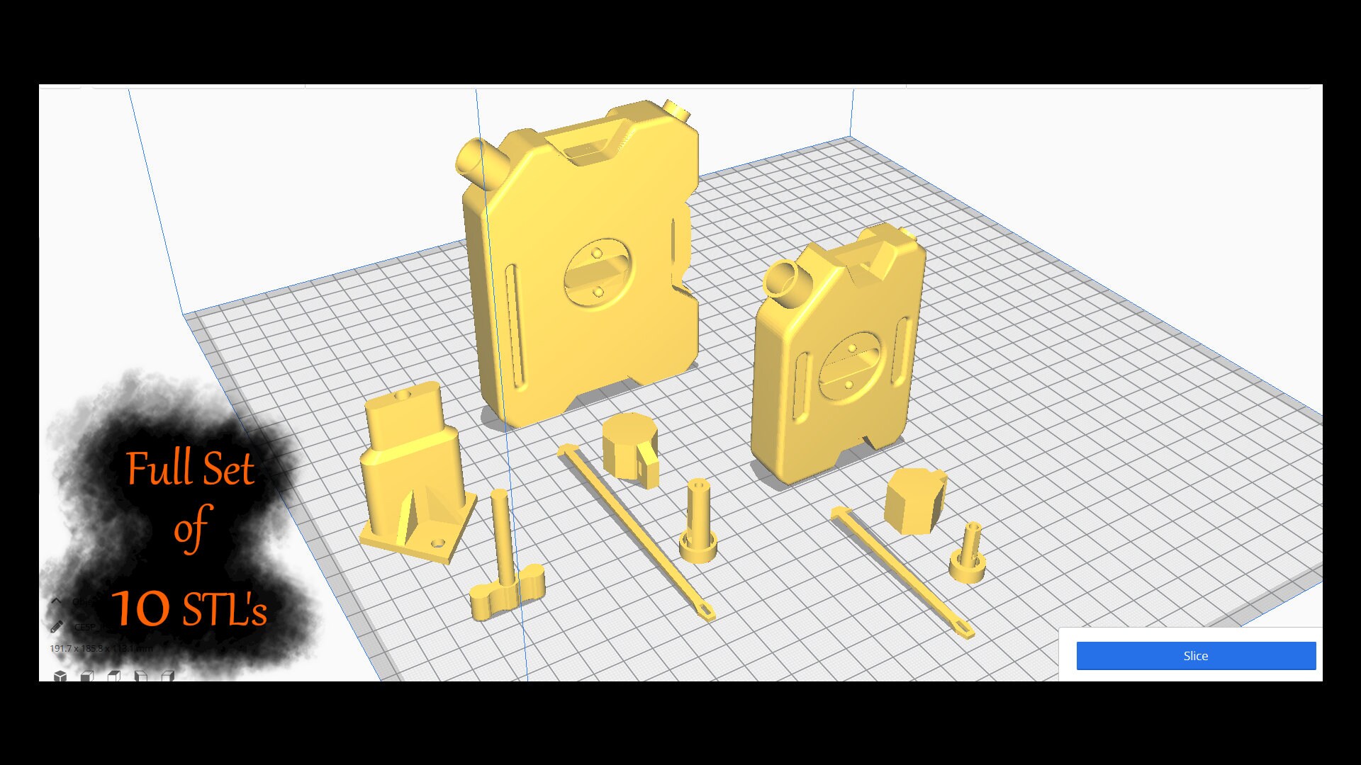 Proto~shotz | Life Size-scale Model Offroad Gas Cans | Water-tight 3D ...