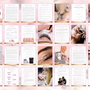 70+ Lash Extension Training Template, Lash Extension Training Manual ...