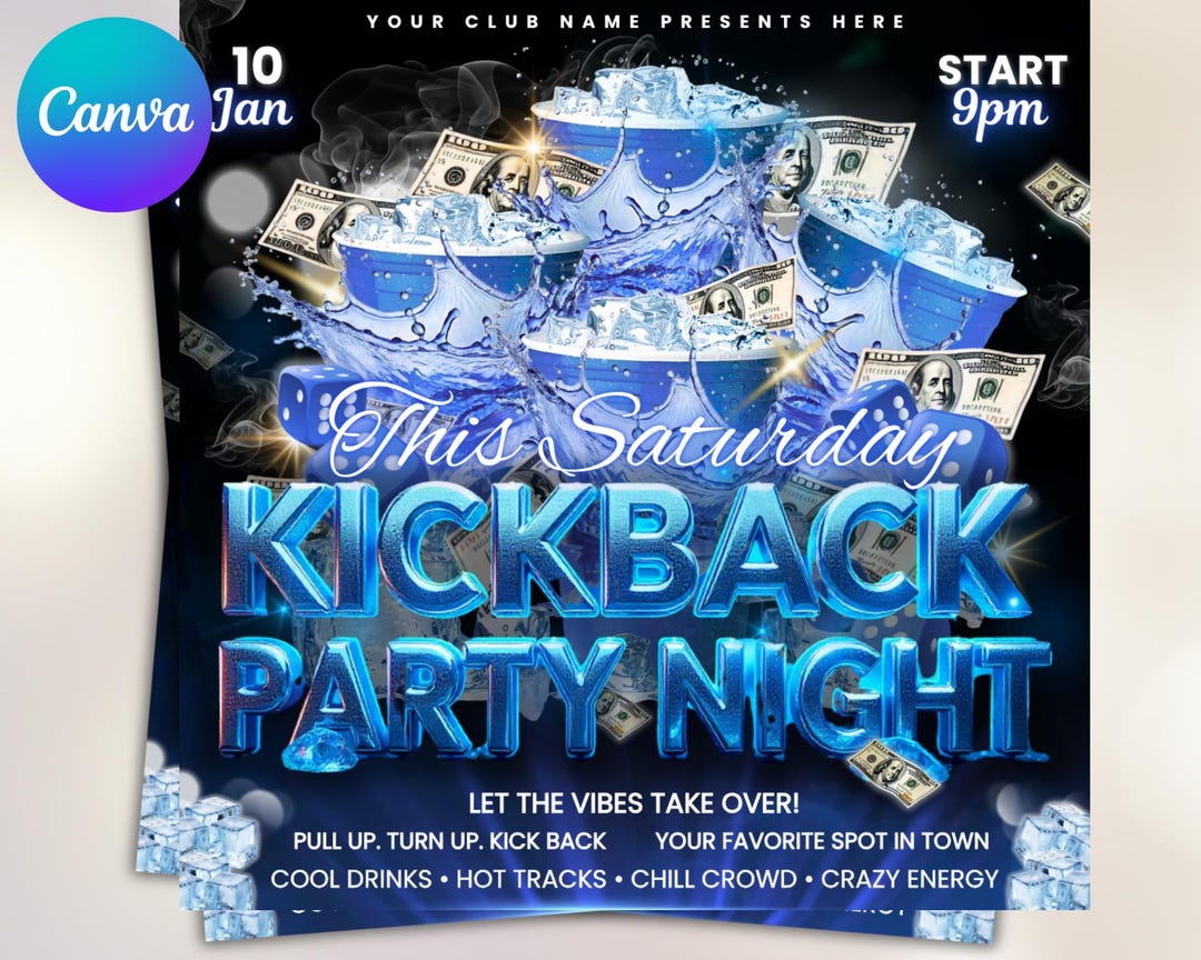 Birthday Party Flyer, Men's Birthday Flyer, Birthday Boy, Event Flyer ...