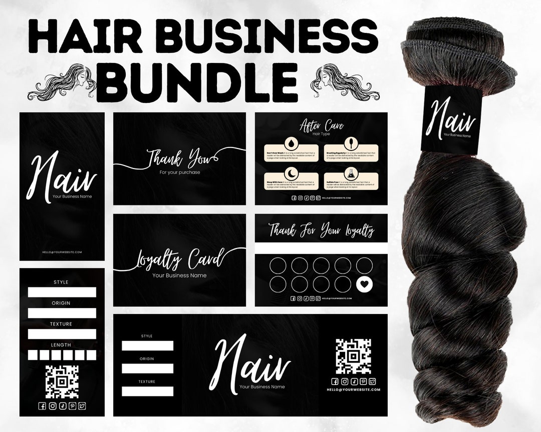 Hair Branding Business, ,hair Extension Business,hair Hang Tag,hair ...