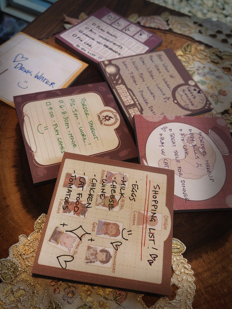 BG3 Themed - Sticky Notes - Etsy