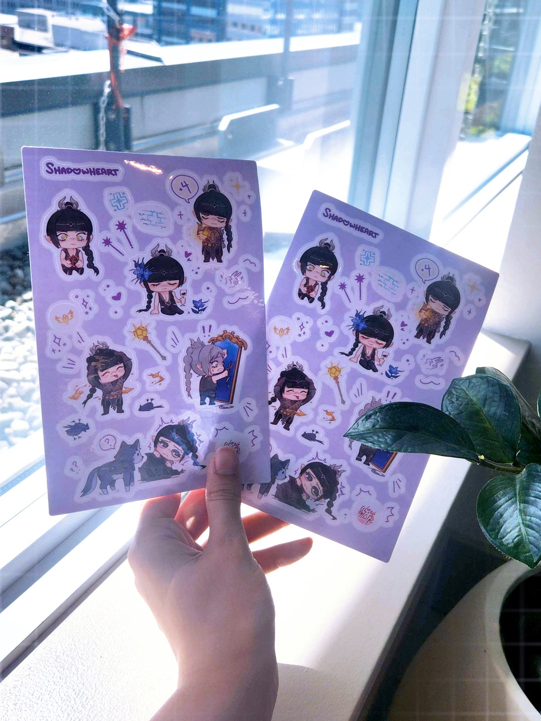 Shadowheart Chibi Sticker Sheet - Baldur's Gate 3 - Etsy