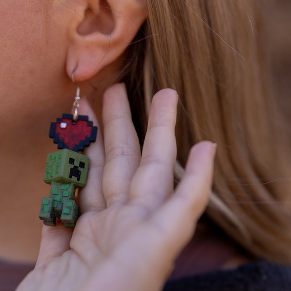 Creeper Earrings - Etsy