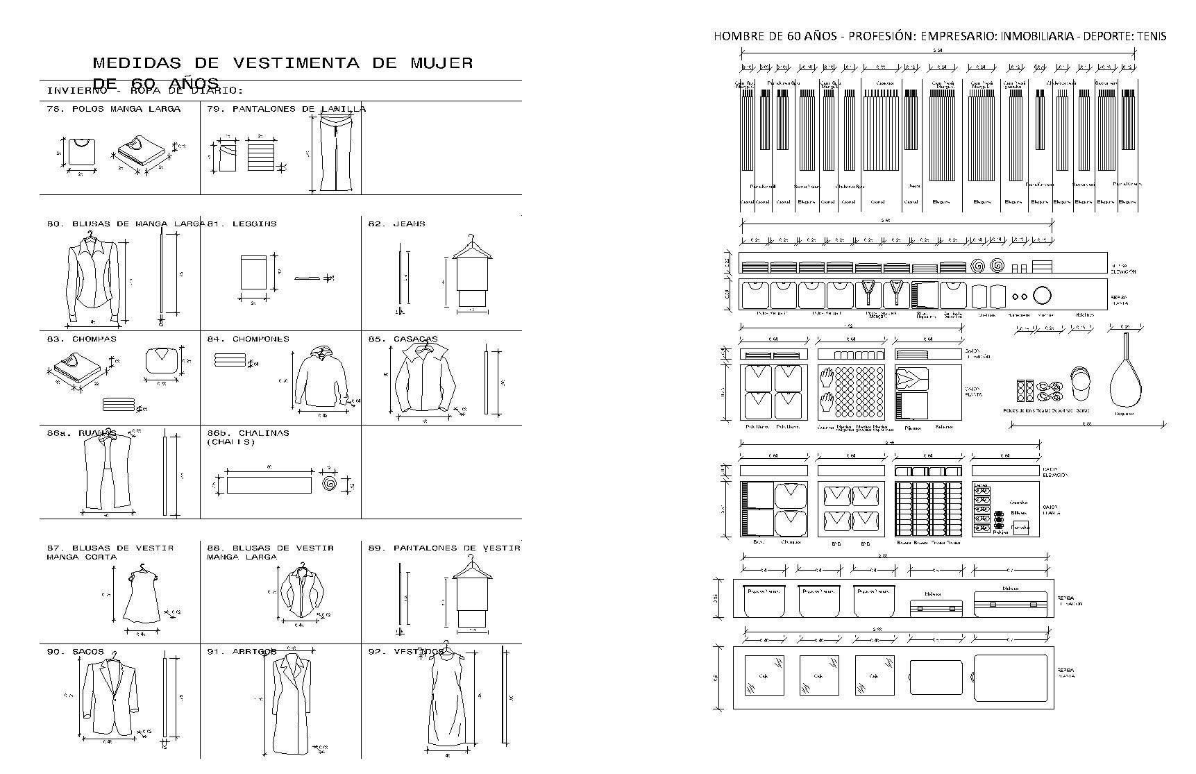 CLOSET DESIGN - AUTOCAD File With Closets Blocks (.dwg)- Floors ...