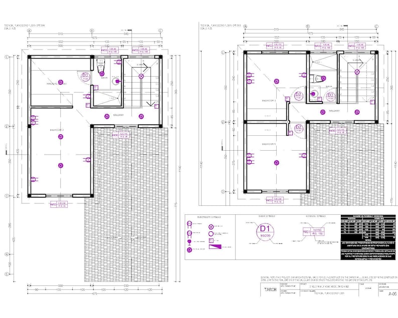 House Plans 93,70 M2 Digital Pack Cad and Pdf Self-construction (IN ...