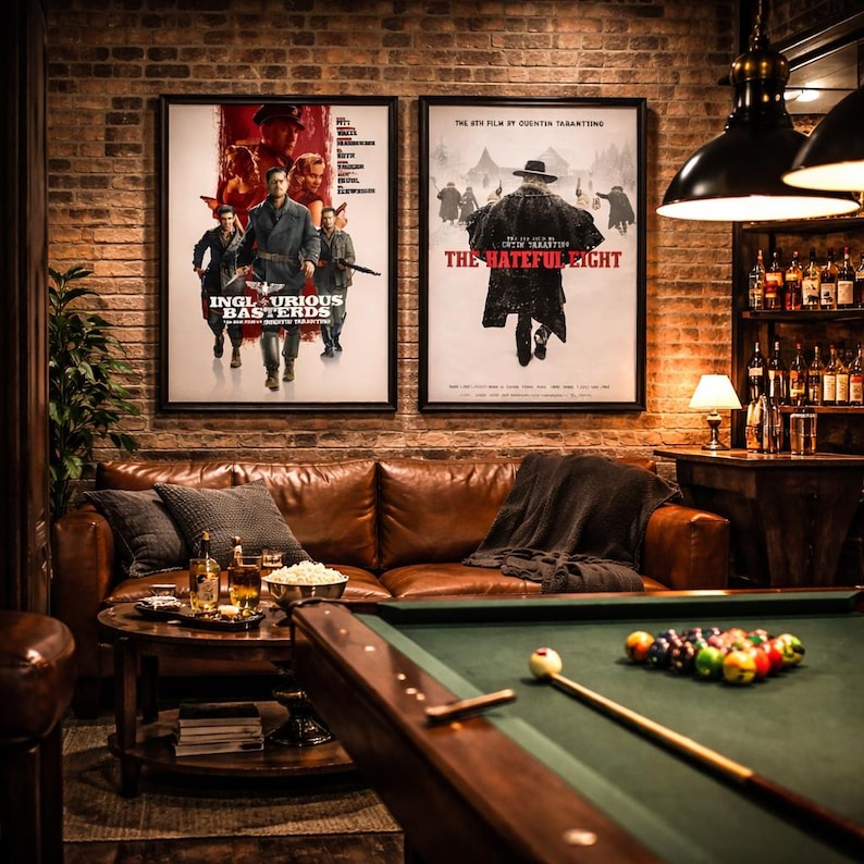 Quentin Tarantino Hateful Eight Inglourious Basterds Movie Posters ...