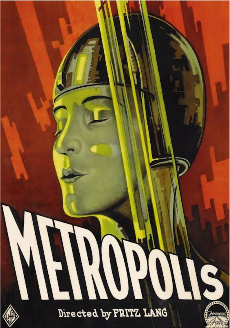 Metropolis Movie Poster, Directed By: Fritz Lang (digital Download ...