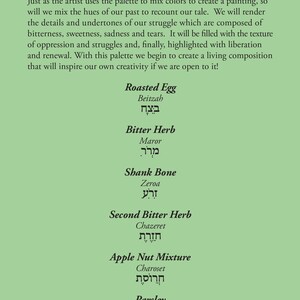 Passover Haggadah (digital Download) | the Artist’s Haggadah ...