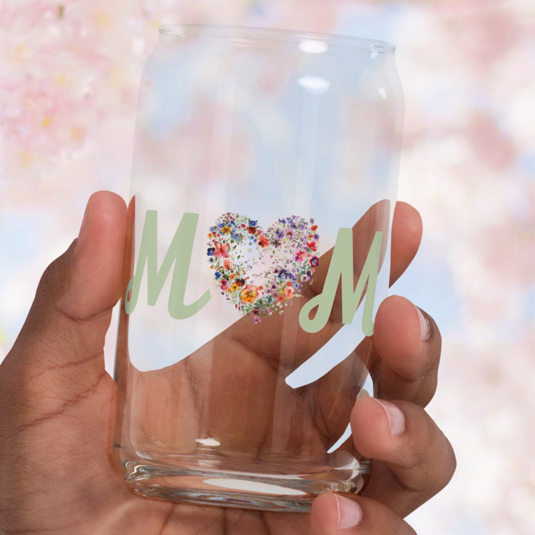 Mom Libbey Glassware Can Shaped Glass, Mothers Day Gift for Mom, Libbey ...
