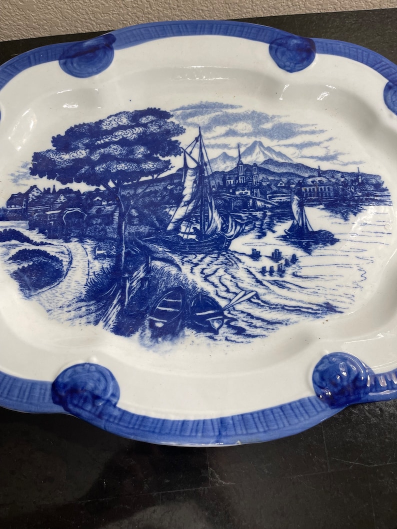TP-PACIFIC Marushin Art Japan Large Platter 19 Inches Long by 14 1/2 ...