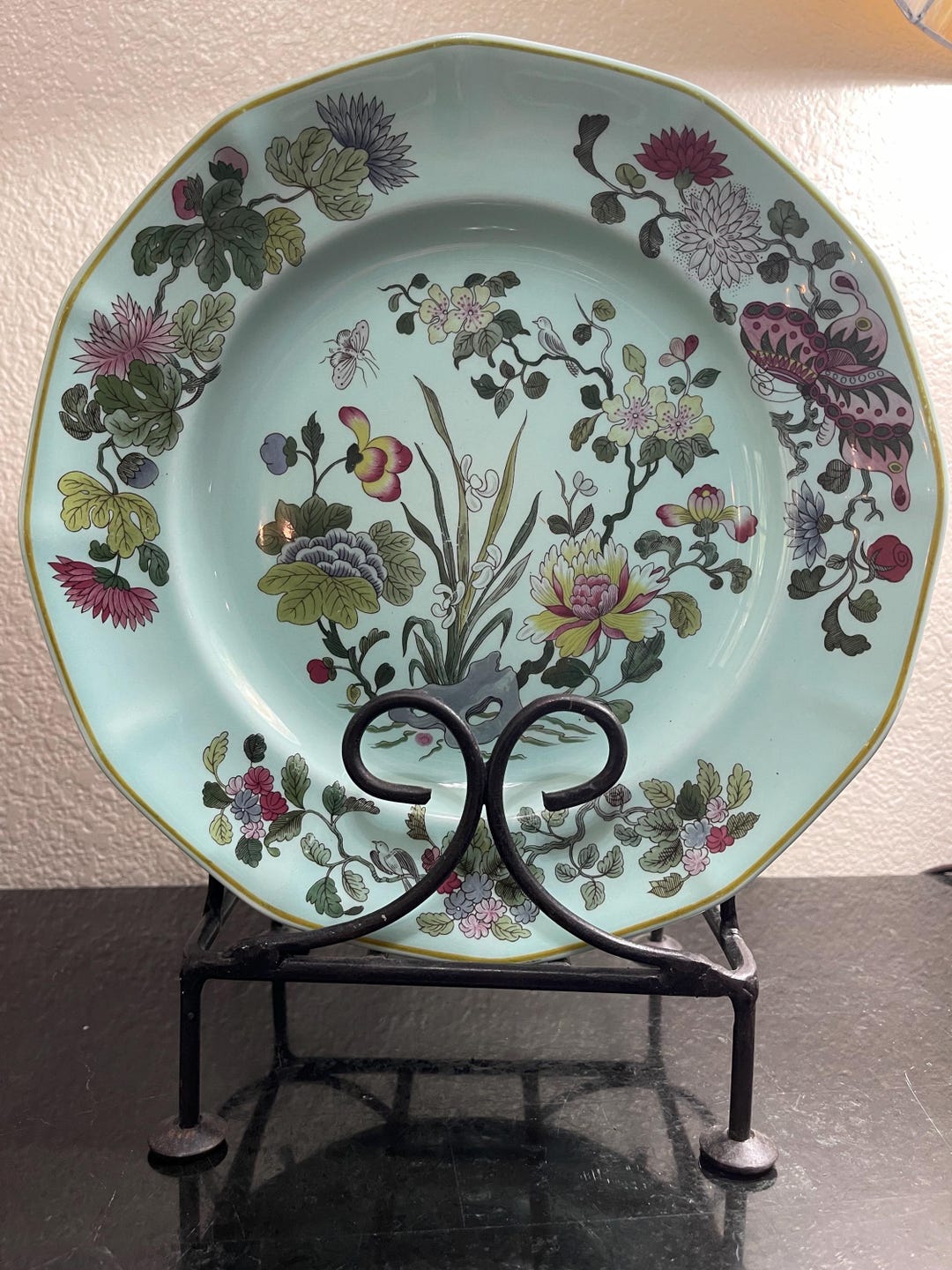 Calyx Ware Set of 5 Dinner Plates 10 Inches Ming Jade Made by Adams in ...