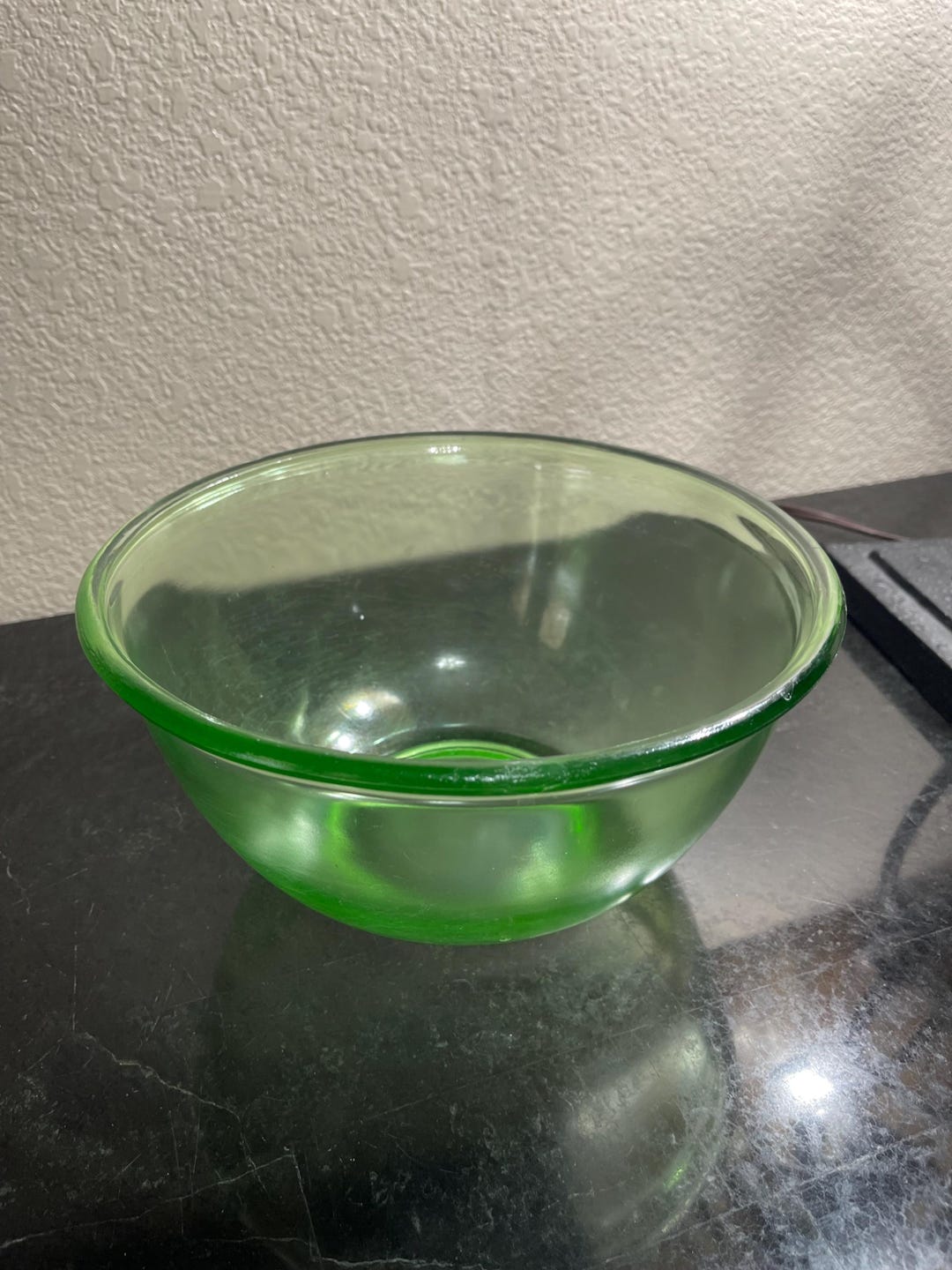 Vintage 9 Inch Uranium Mixing Bowl - Etsy