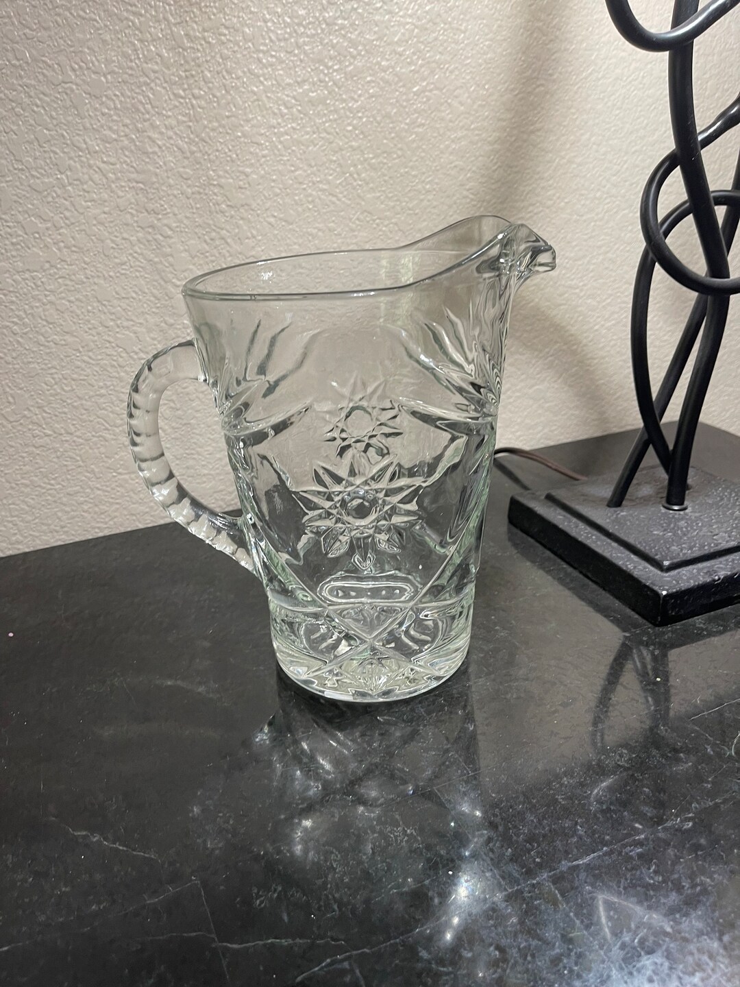 Vintage Anchor Hocking Pitcher - Etsy