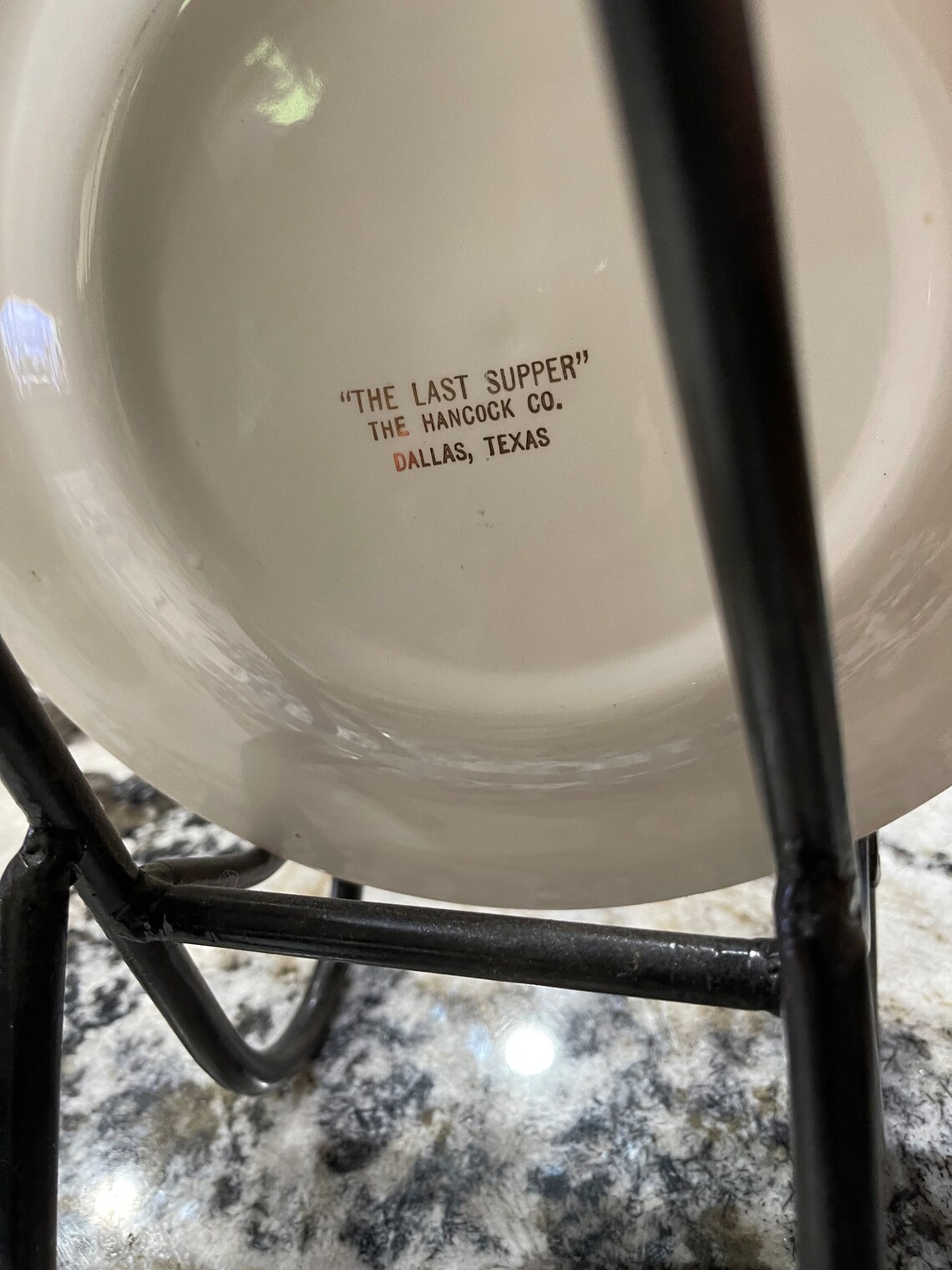 Vintage 10 Inch Plate With Gold Trim of the Last Supper - Etsy