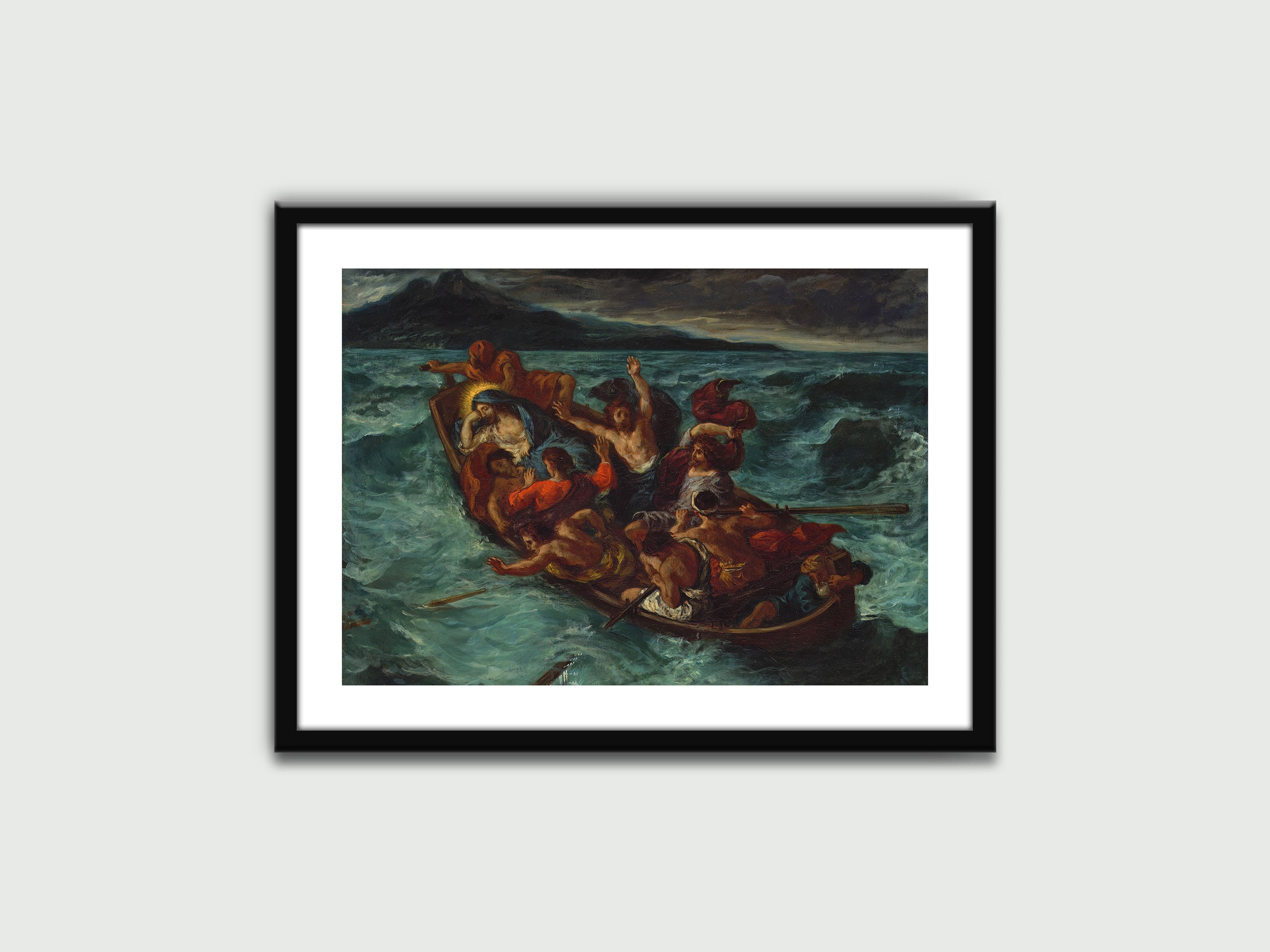 Christ Asleep During the Tempest by Eugène Delacroix, Vintage Painting ...