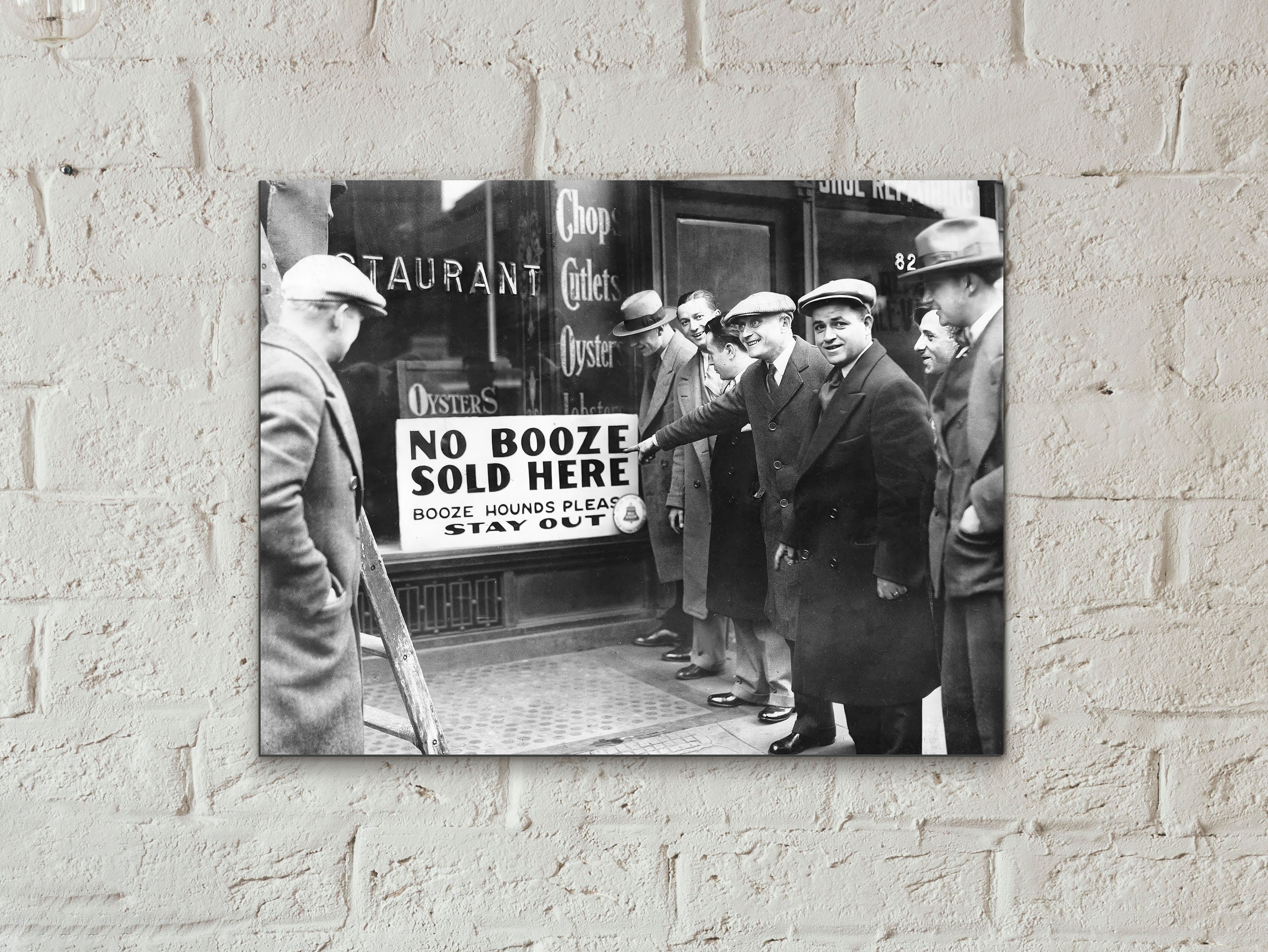 Prohibition No Booze Sold Here Photo, Vintage Print, Wall Art Print ...