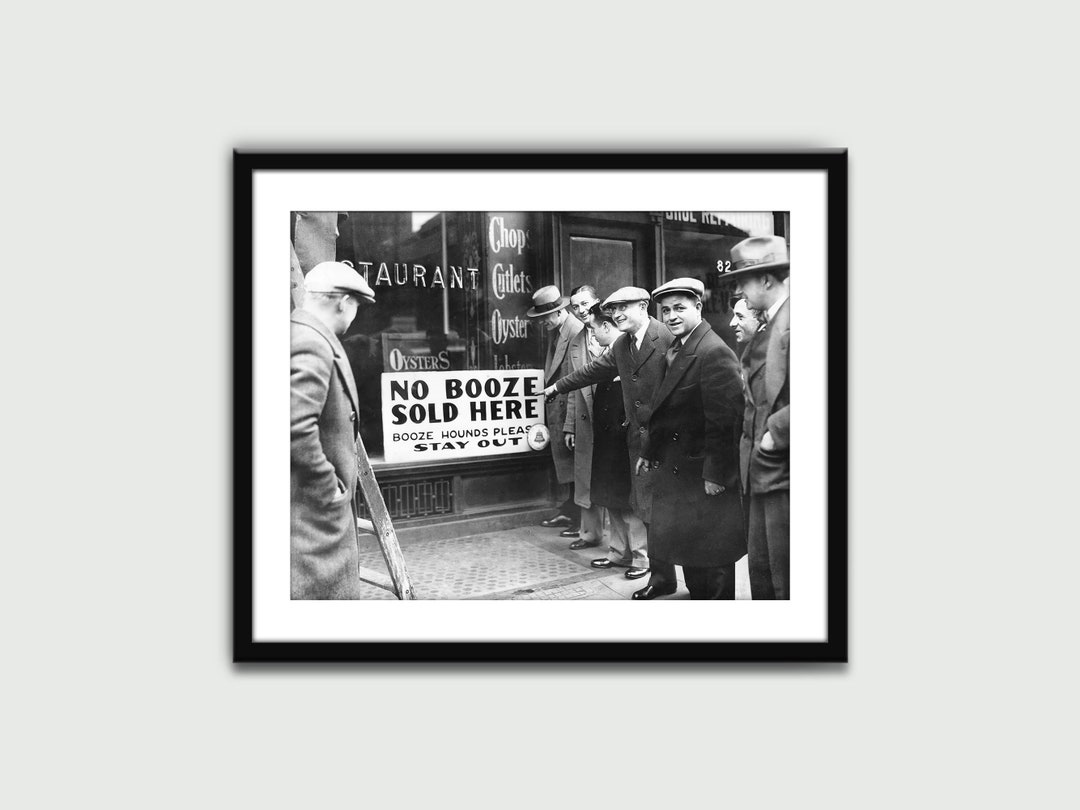 Prohibition No Booze Sold Here Photo, Vintage Print, Wall Art Print ...