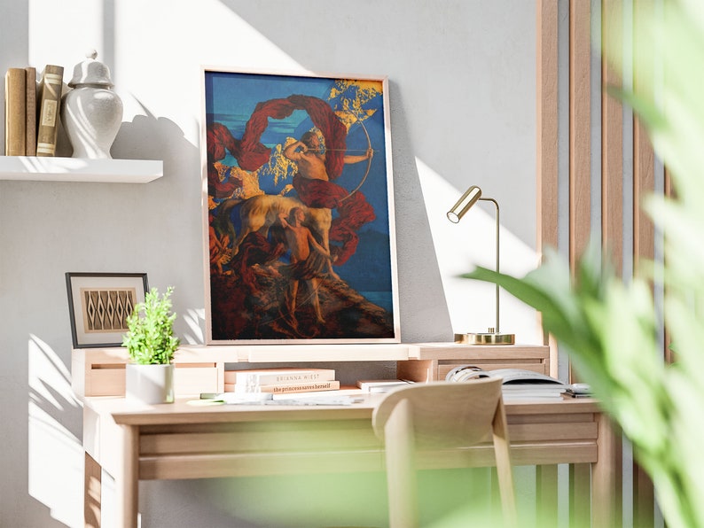 Jason and His Teacher by Maxfield Parrish, Vintage Painting, Classic ...