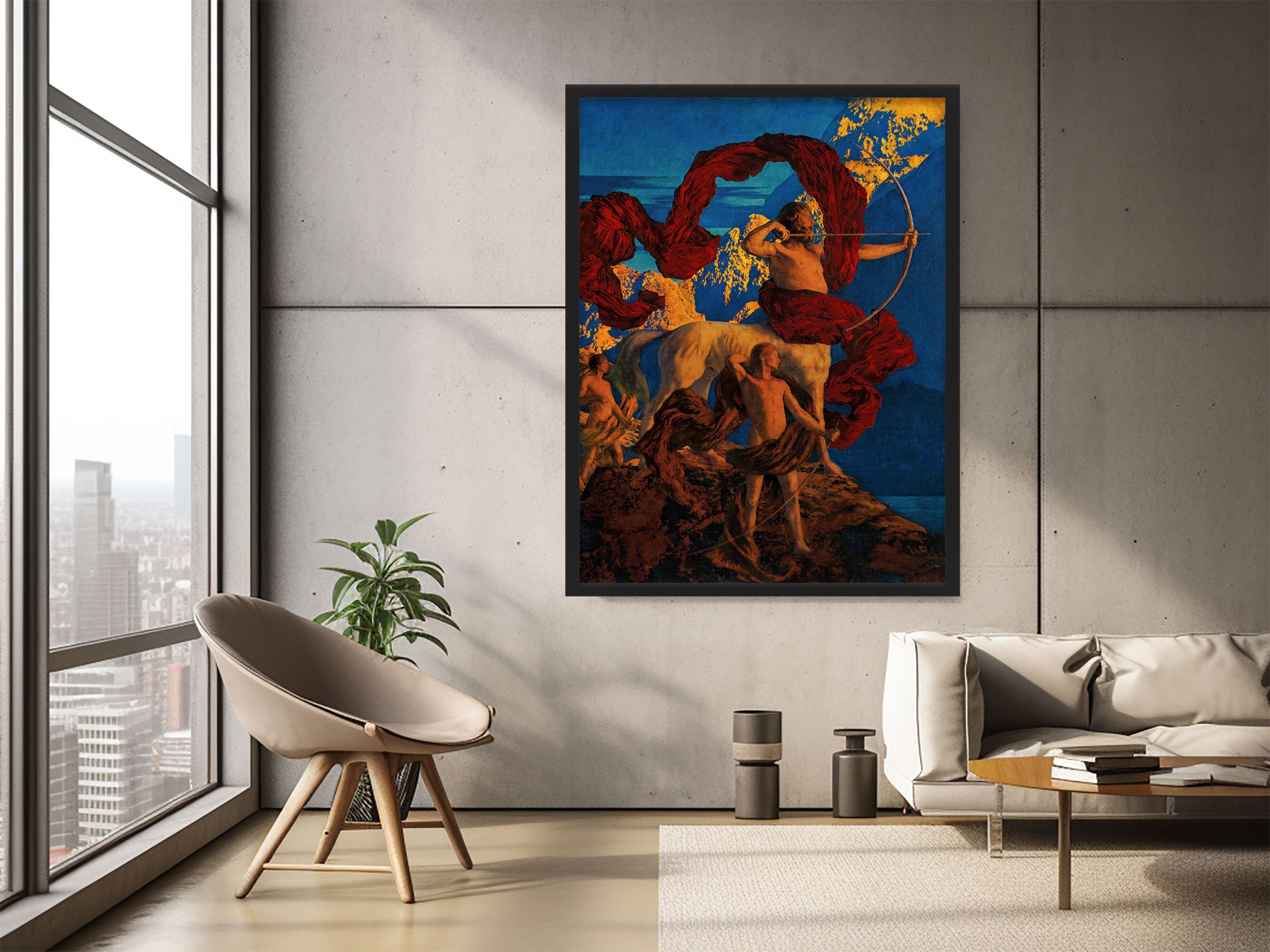 Jason and His Teacher by Maxfield Parrish, Vintage Painting, Classic ...