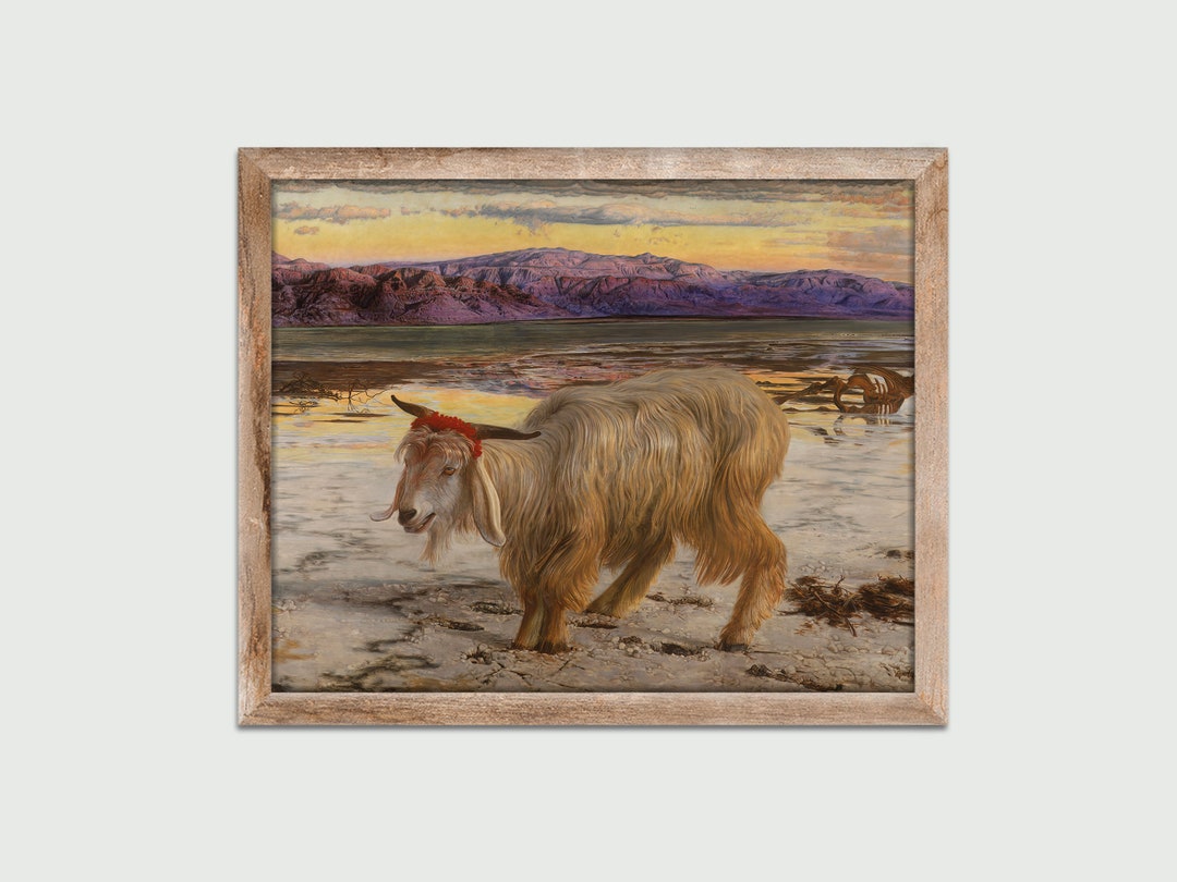 The Scapegoat (1854) by William Holman Hunt, Vintage Painting, Classic ...