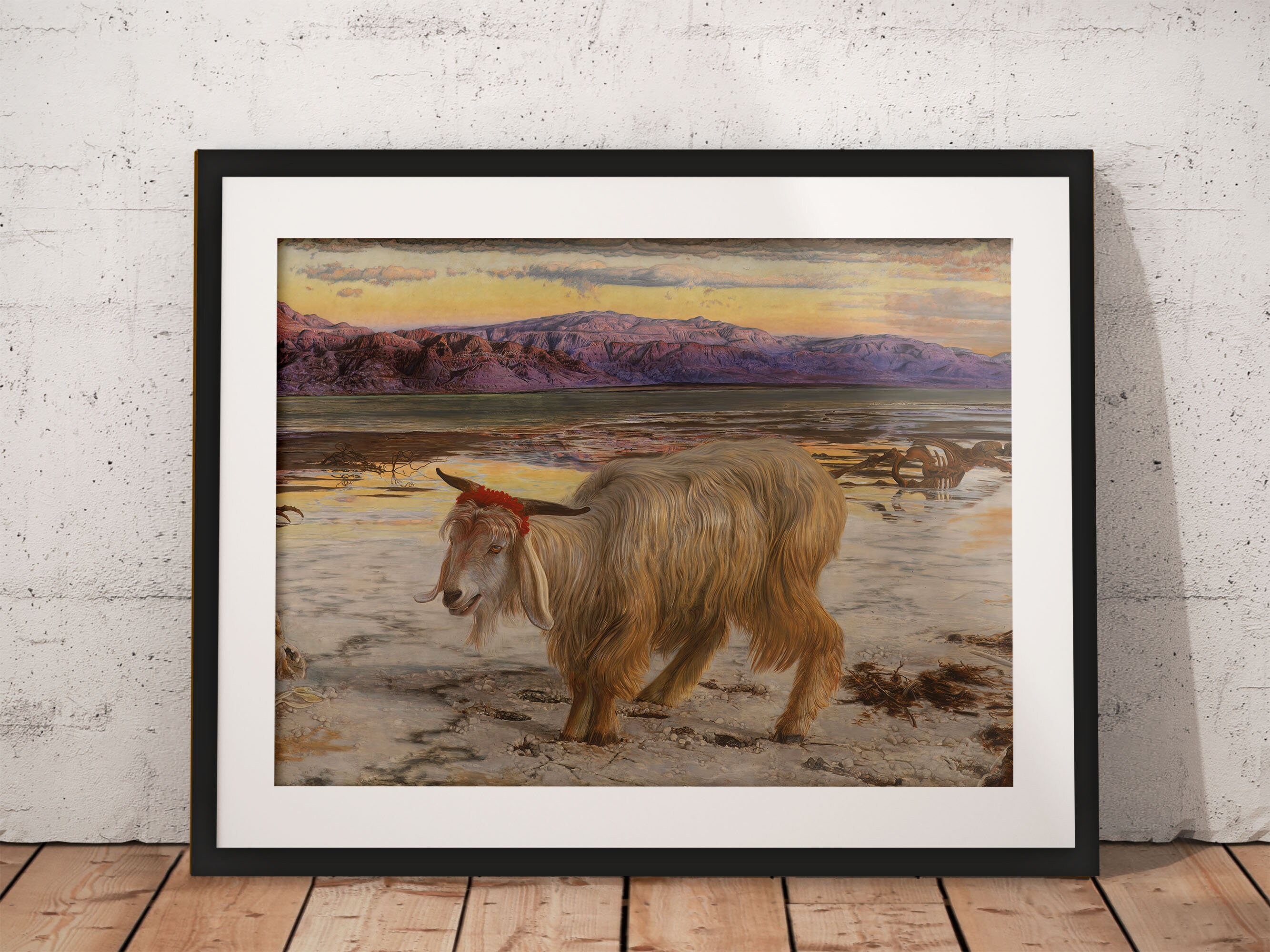 The Scapegoat (1854) by William Holman Hunt, Vintage Painting, Classic ...