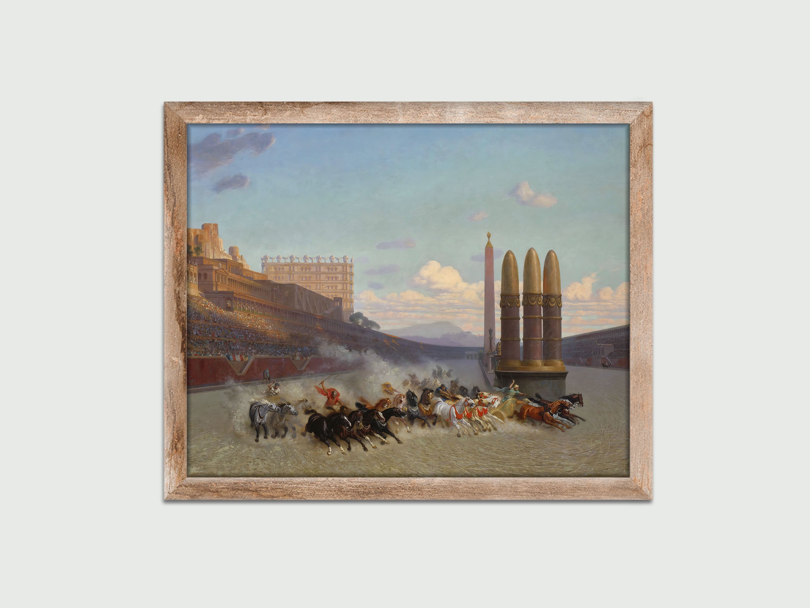 Chariot Race (1876) by Jean-léon Gérôme, Vintage Painting, Classic Art ...