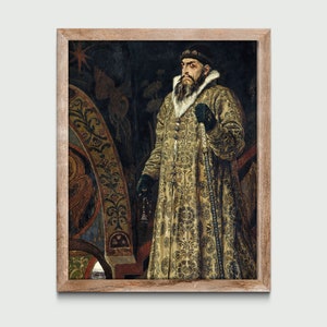 Ivan the Terrible (1897) by Viktor Mikhailovich Vasnetsov, Vintage ...
