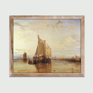 The Dort (1818) - J. M. William Turner, Vintage Painting, Classic Art ...