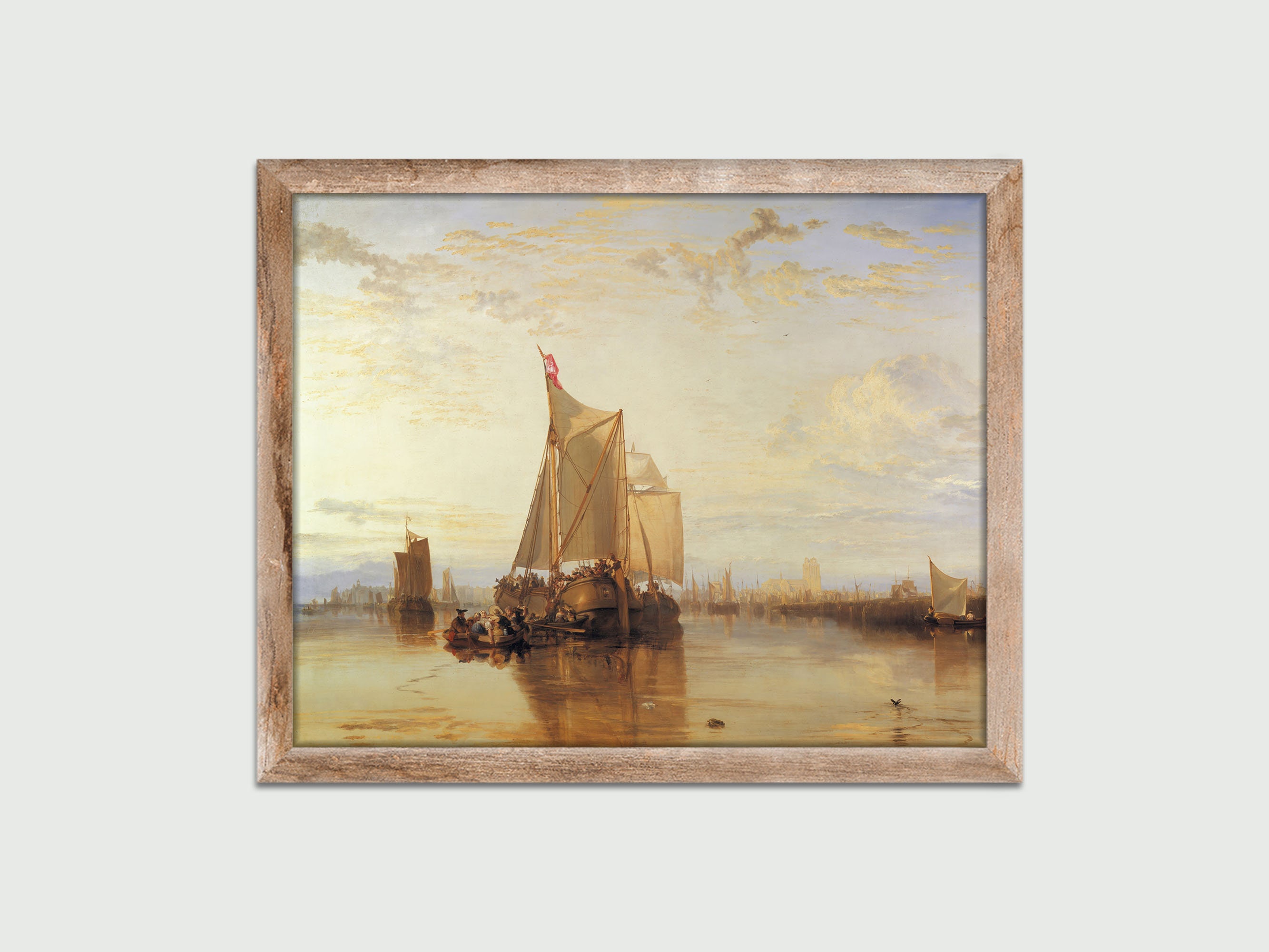 The Dort 1818 J. M. William Turner, Vintage Painting, Classic Art Print ...