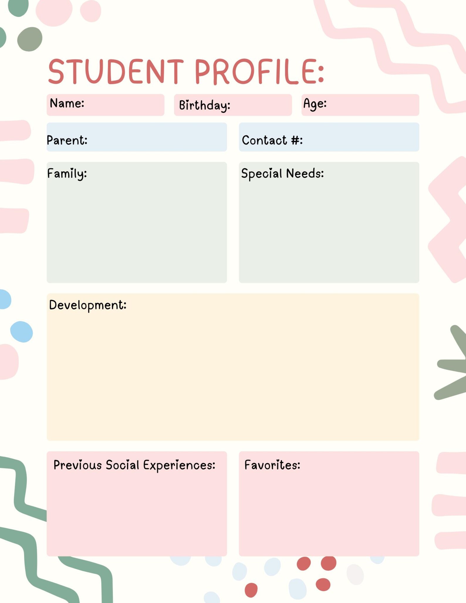 Preschool Classroom Plan & Progress Bundle Template - Etsy