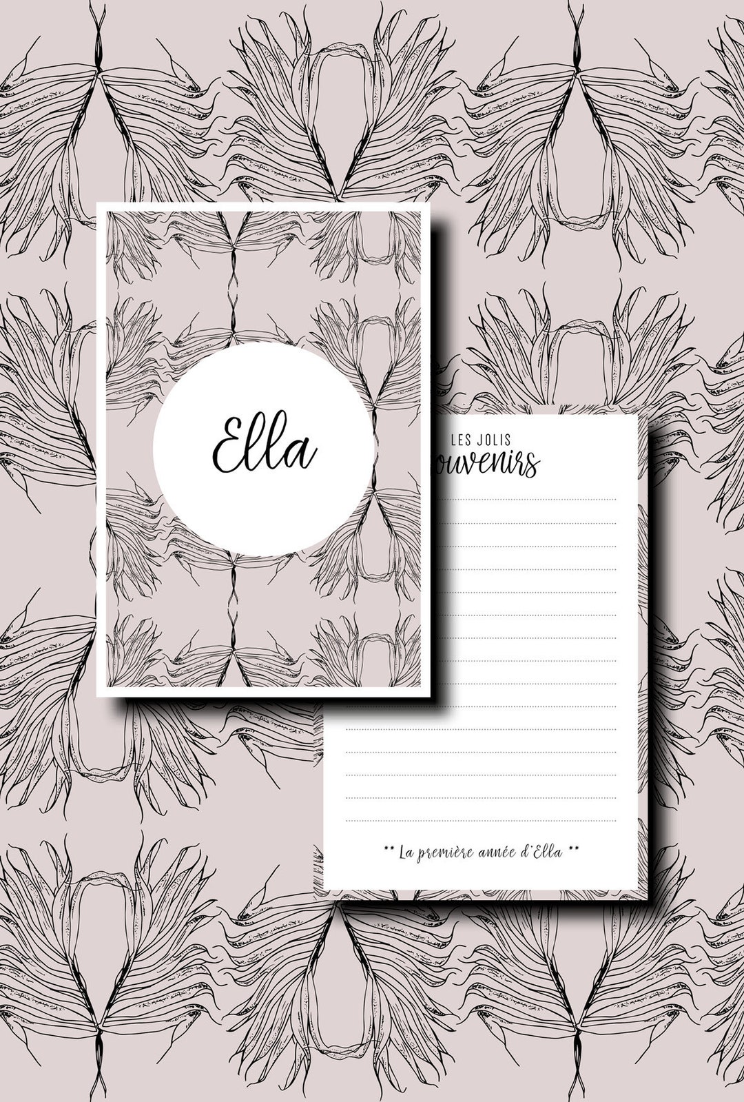 Customizable ella Milestone Card / Printable Baby Milestone Card ...
