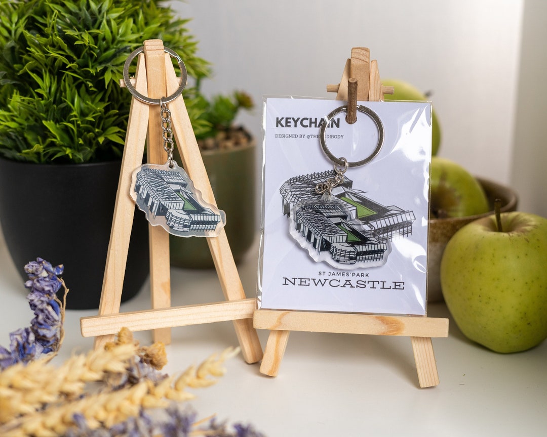 St James Park Newcastle Football Stadium Keychain | Tourism Souvenir ...