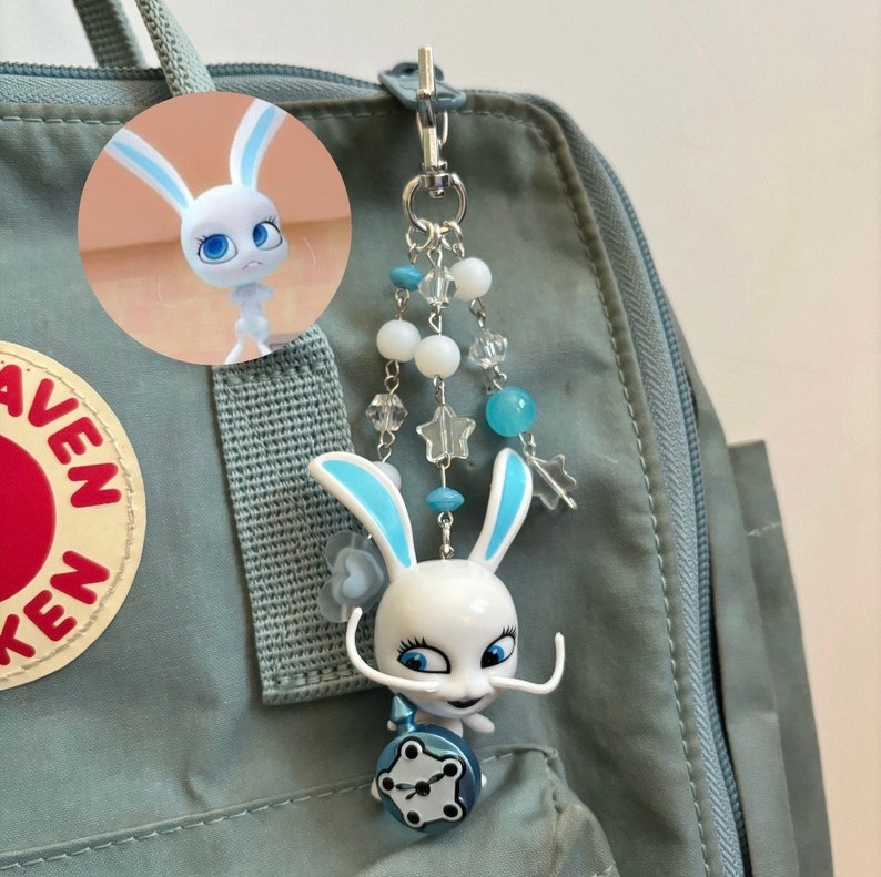 Miraculous Ladybug Kwami Keychain Charms Plagg, Fluff, Nooroo Beaded ...