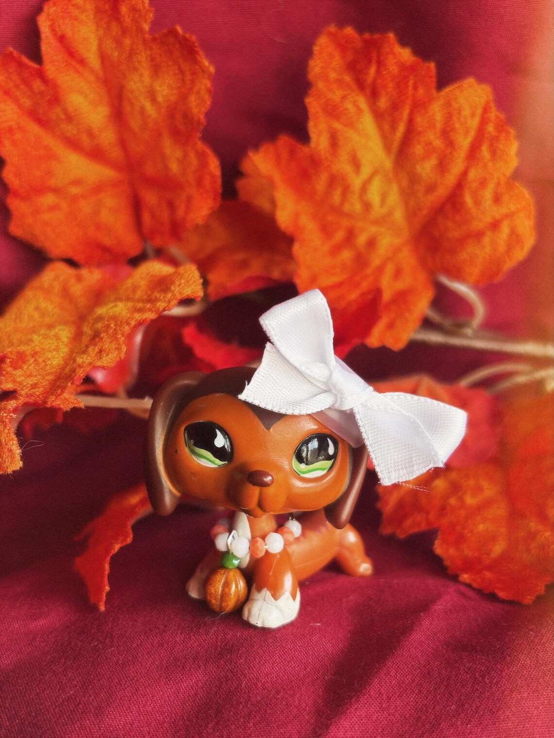LPS Littlest Pet Shop Autumn Fall Accessory Set • Handmade Necklaces ...